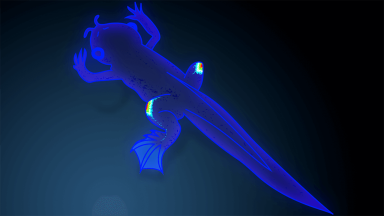 Baby frogs use electricity to signal injury at faraway sites in their ...